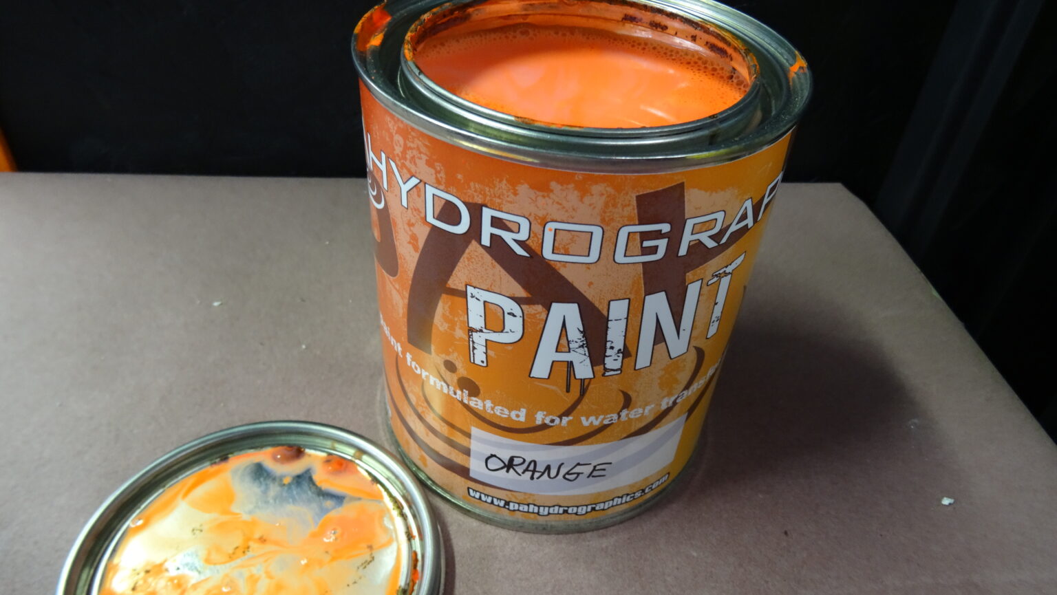 Orange Hydrographic paint (1qt) 32oz - PA Hydrographics | Hydrographic ...